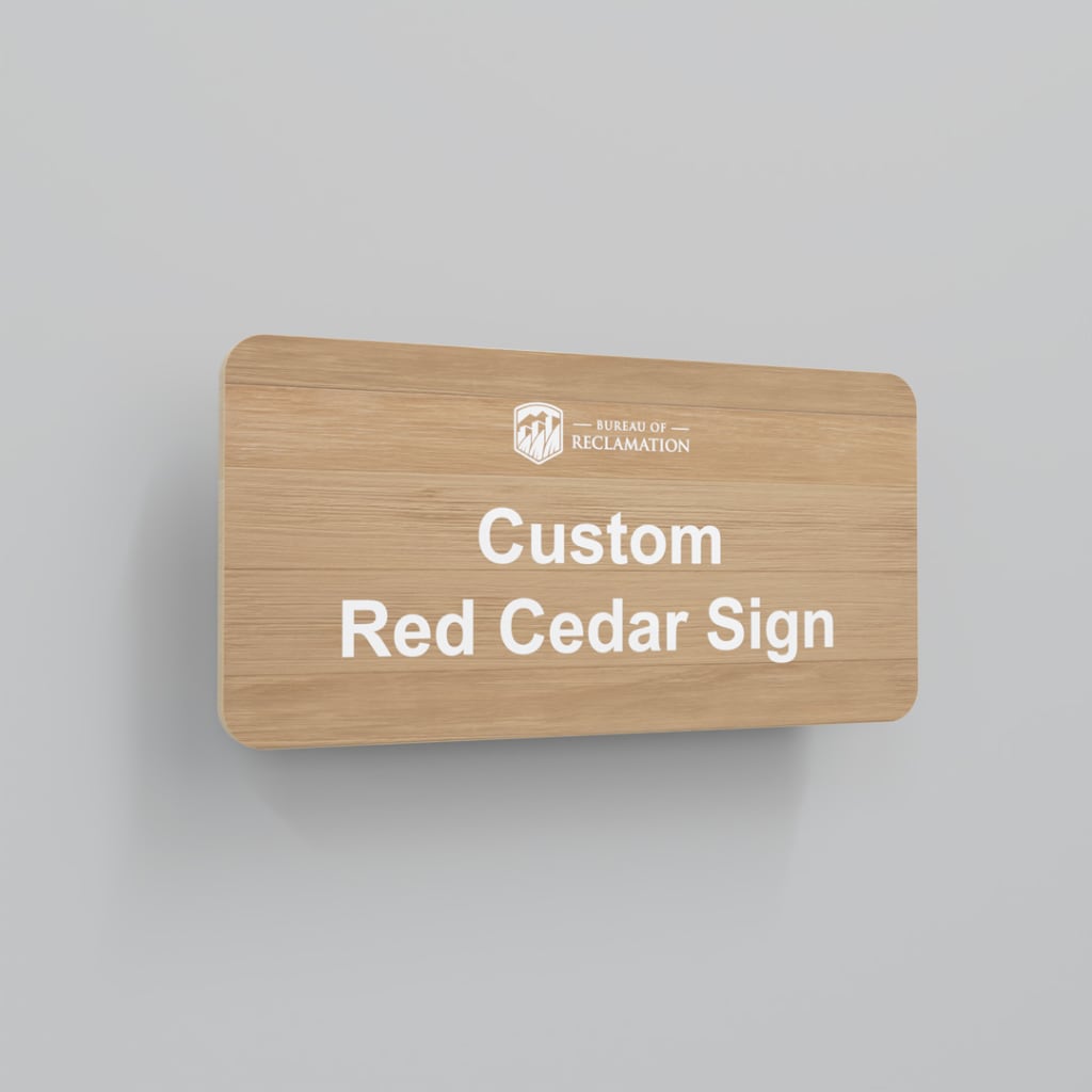 Custom Red Cedar Sign | Advanced Sign