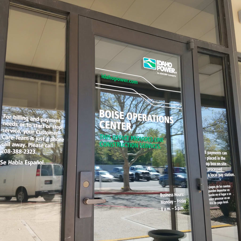 Custom Window Vinyl - Frosted Glass Vinyl | Advanced Sign