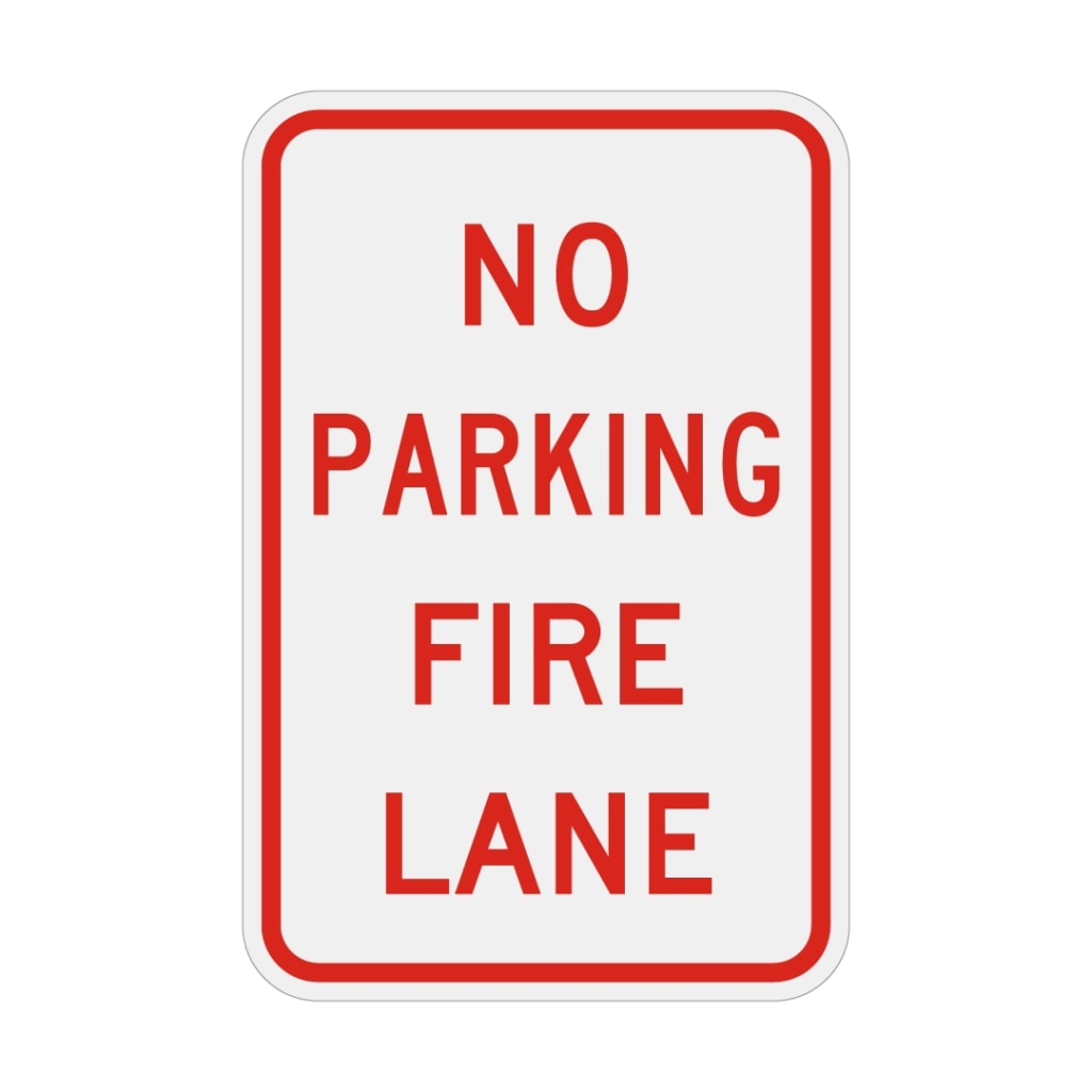 No Parking Fire Lane Sign | Advanced Sign