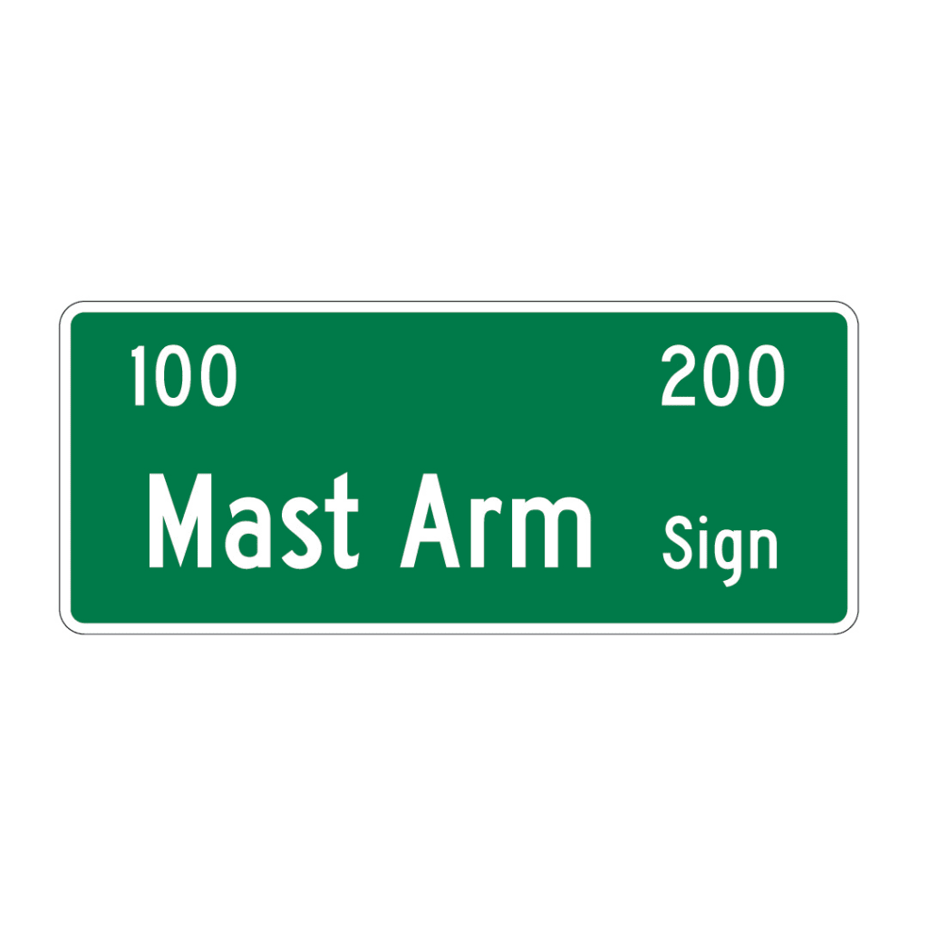 Mast Arm Street Name Sign | Advanced Sign
