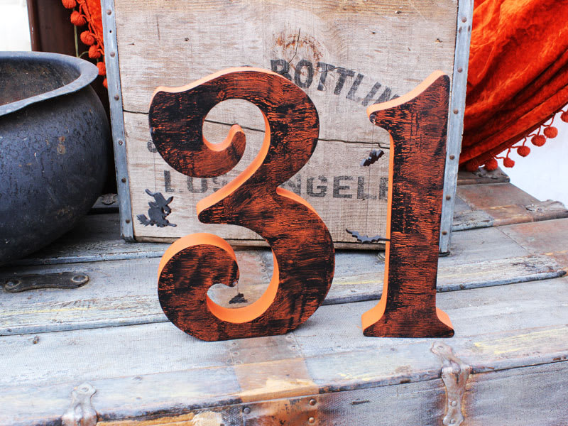 31 Standing Halloween Numbers | Craftcuts.com