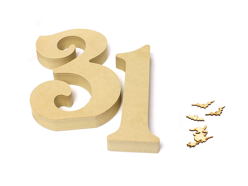 31 Standing Halloween Numbers | Craftcuts.com