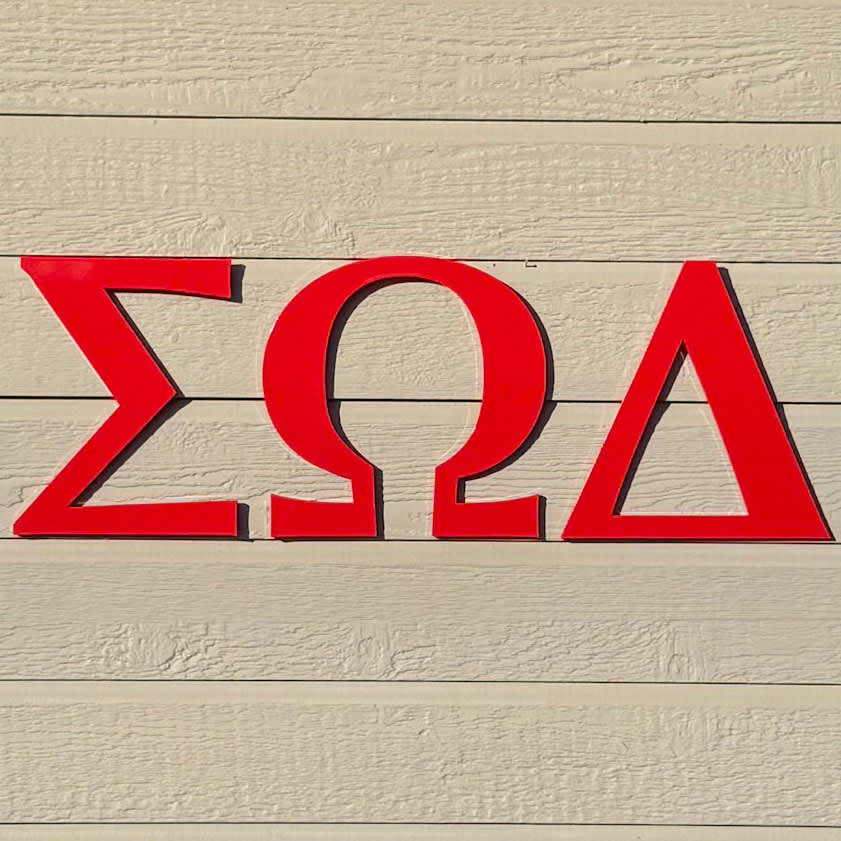 Greek Acrylic Letters | CraftCuts.com