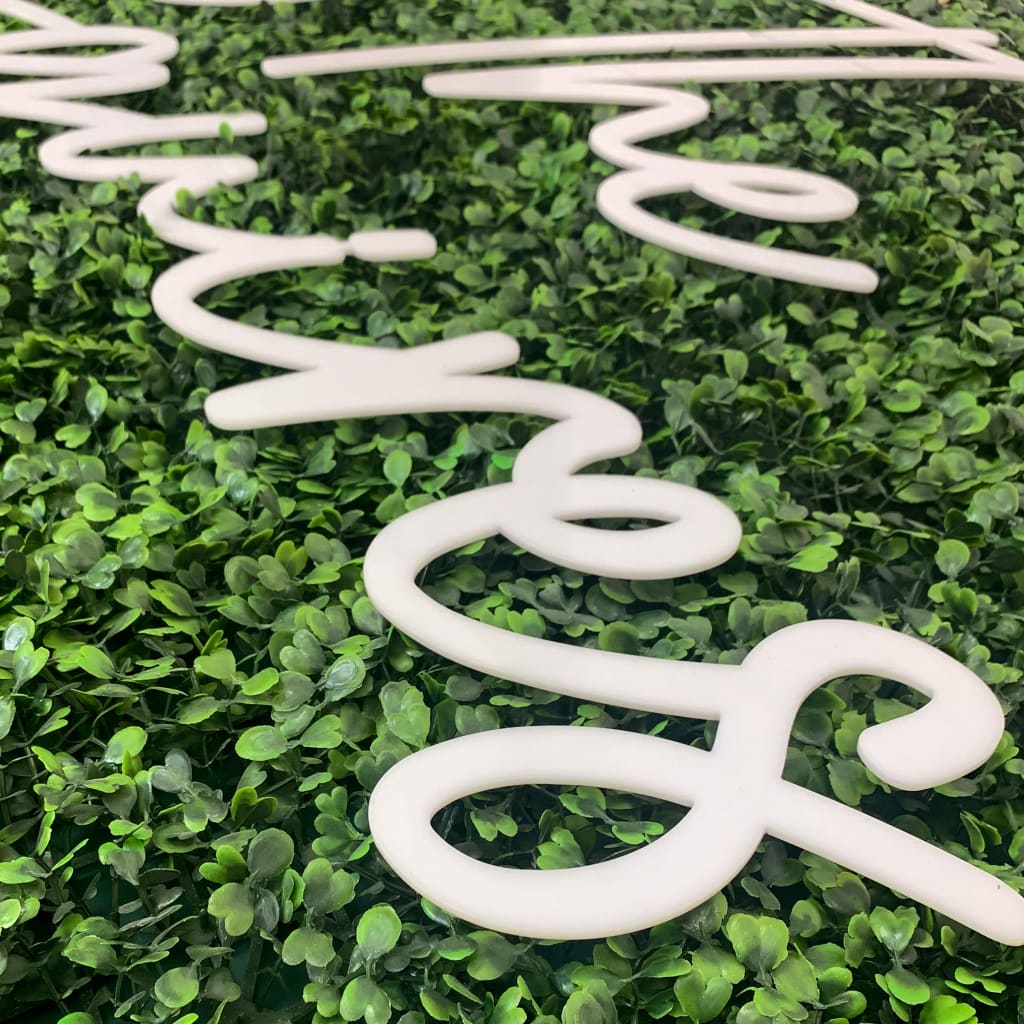 Script Acrylic Letters | CraftCuts.com