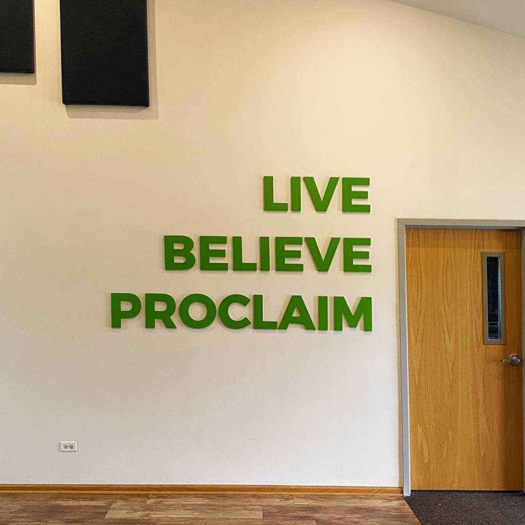 Acrylic Church Letters | CraftCuts.com