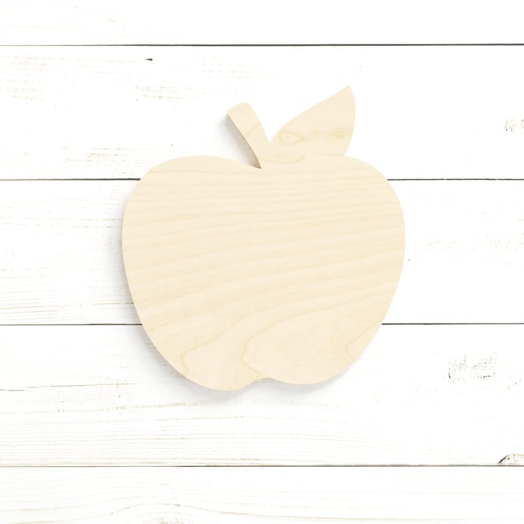 Apple Craft Shape - Any Material | CraftCuts.com