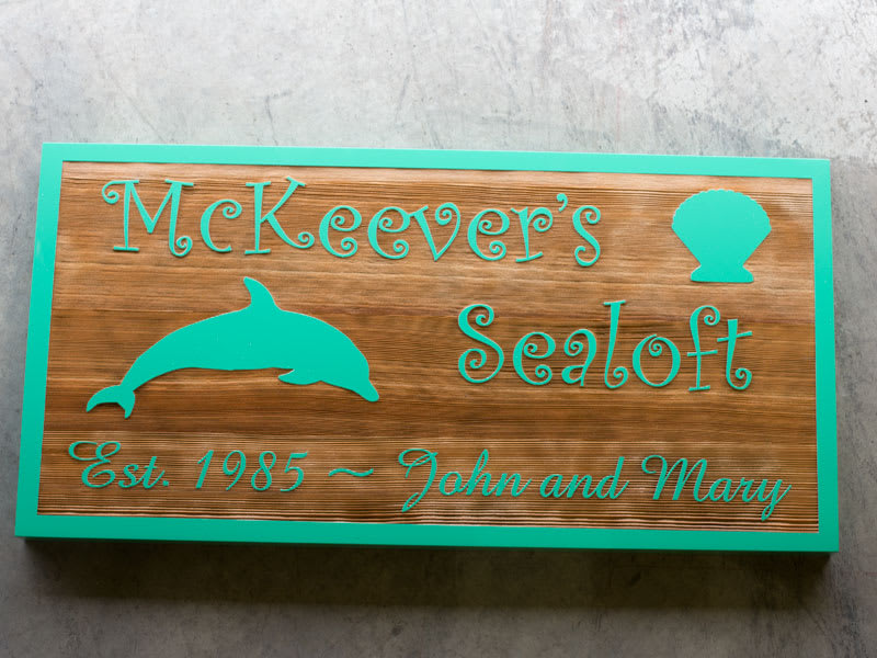 Sandblasted Wood Sign | Cedar Wood Sign | Cedar Signs