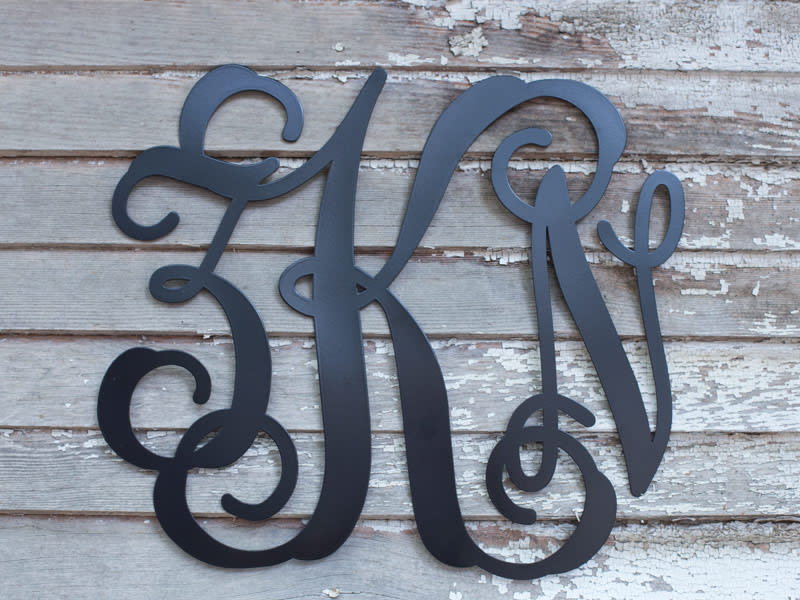 Garden Vine Monogram - Craftcuts.com