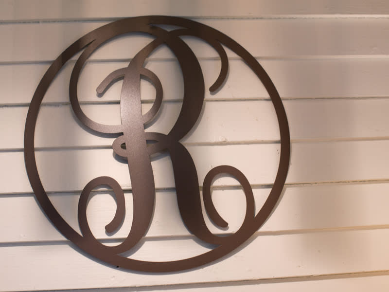 Colorful Entwine Initial - Craftcuts.com