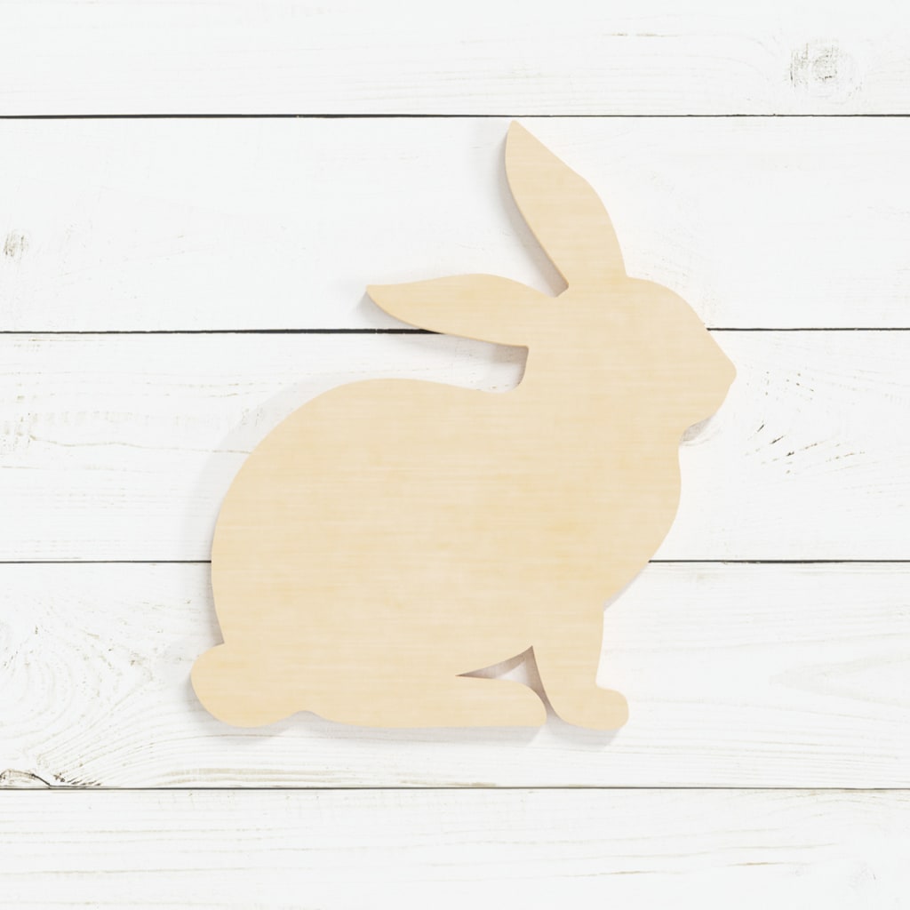 Wood Bunny Craft Shape | CraftCuts.com