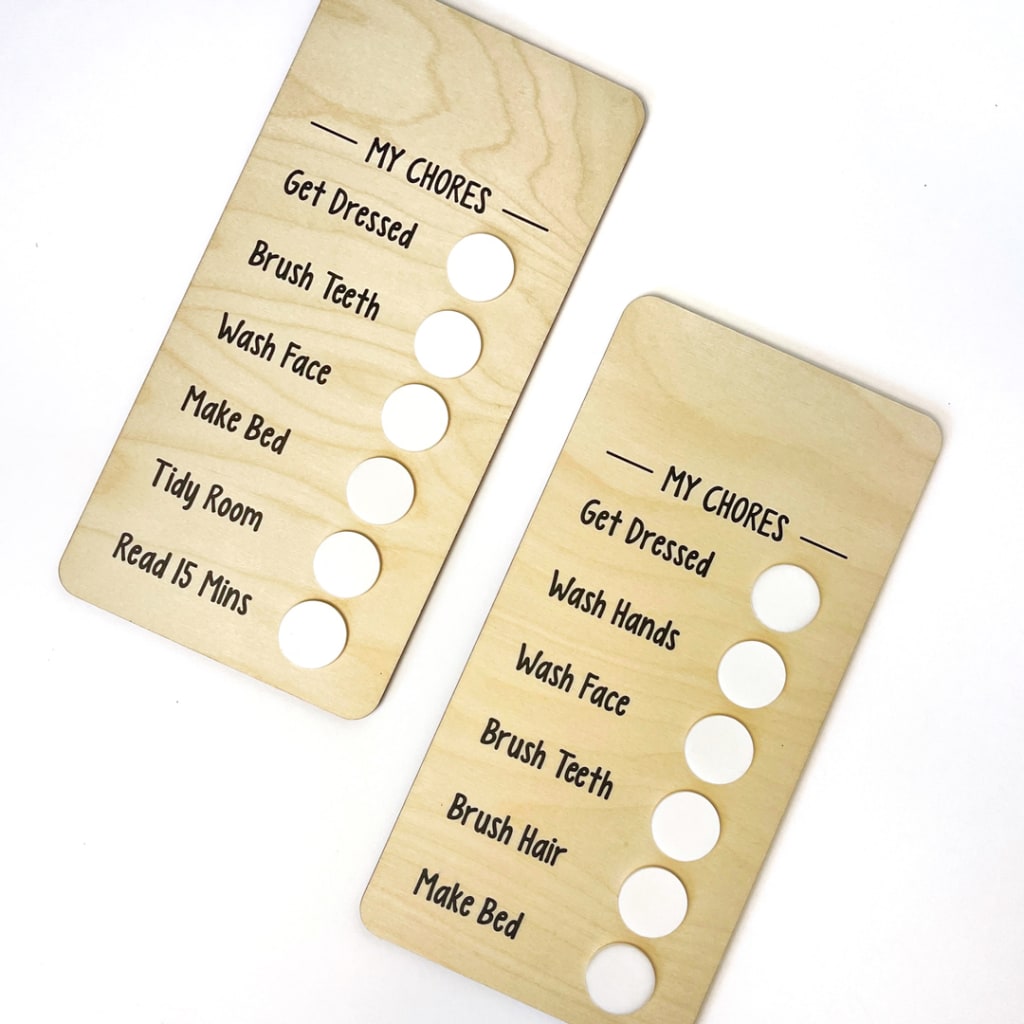 Chore Chart Sign | CraftCuts.com