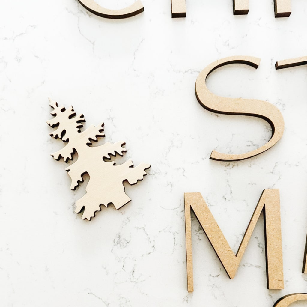 Realistic Christmas Tree Craft Shape | CraftCuts.com