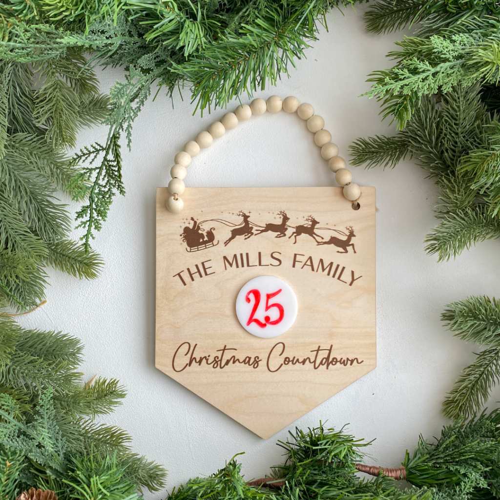 Countdown to Christmas Wood Sign | CraftCuts.com