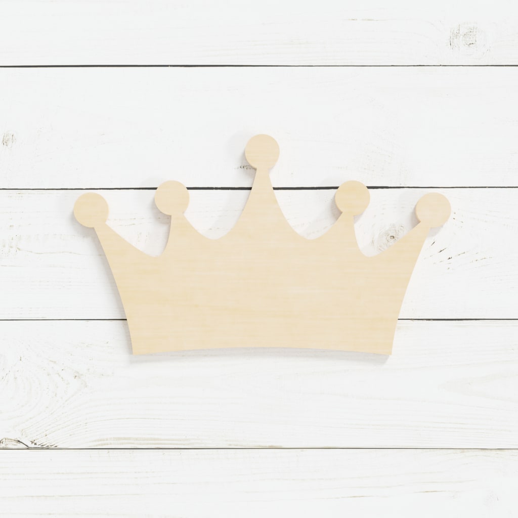 King Wood Crown Craft Shape | CraftCuts.com