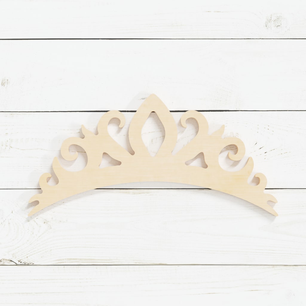 Queen Wood Crown Craft Shape | CraftCuts.com