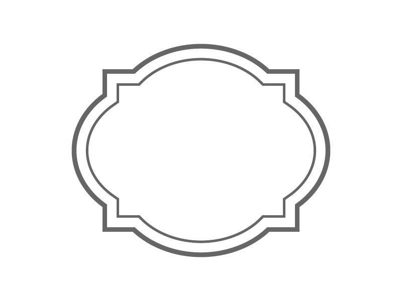 Double Quatrefoil Narrow Craft Shape | Craftcuts.com