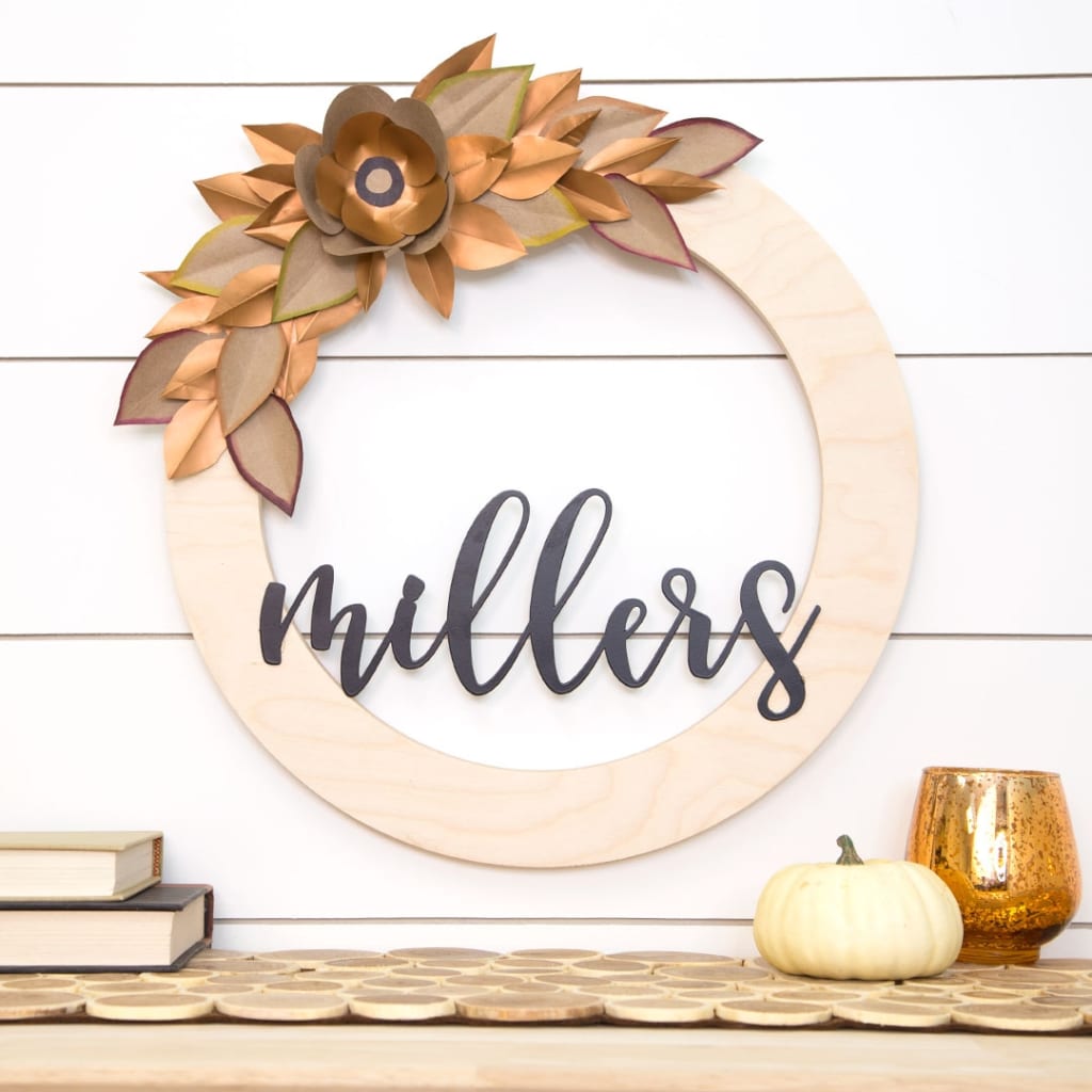 Painted Script Metal Words | CraftCuts.com