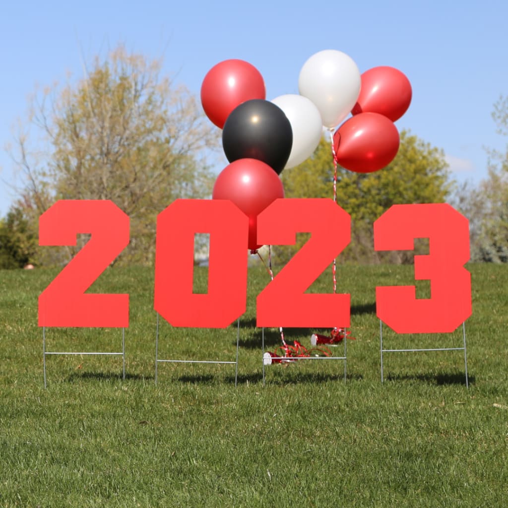 Graduation Yard Letters - Temporary Signs | CraftCuts.com