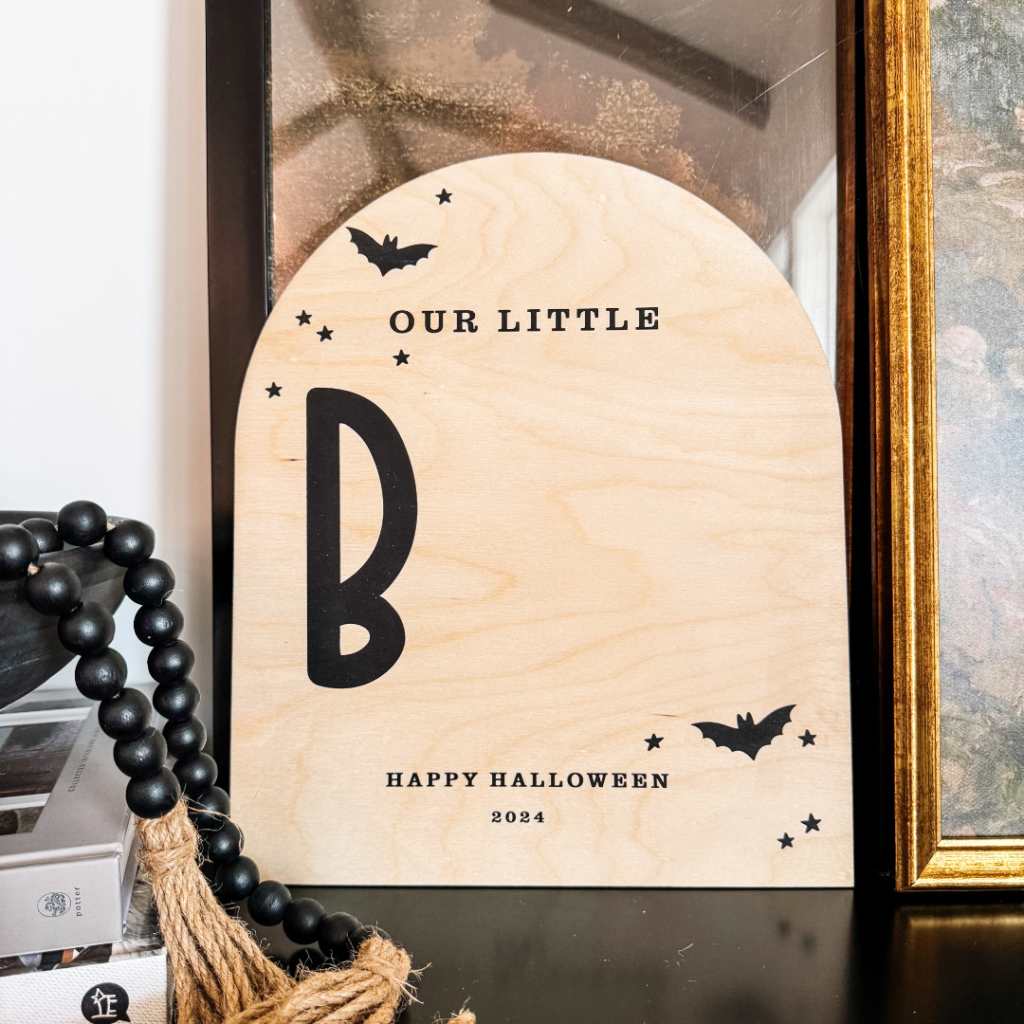 First Halloween Wood Sign | CraftCuts.com