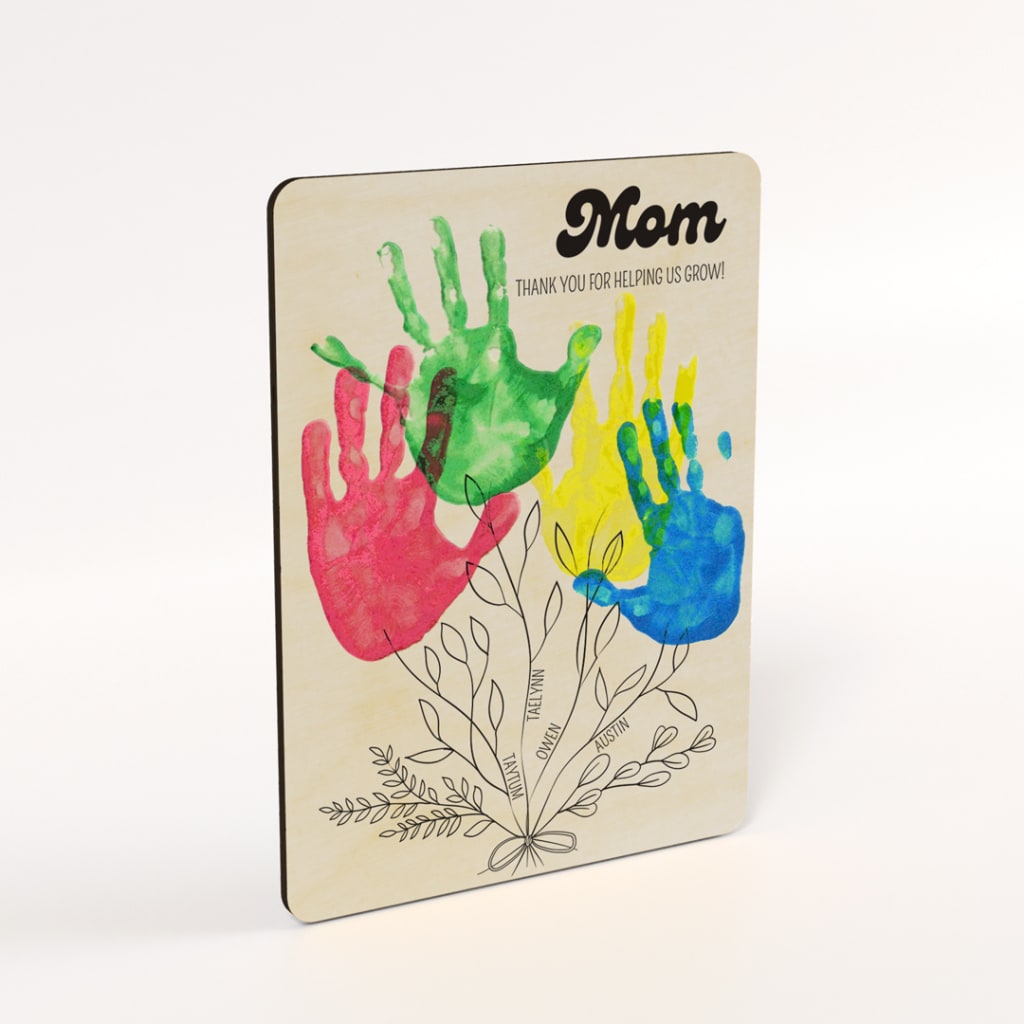 Handprint Flower Sign | CraftCuts.com