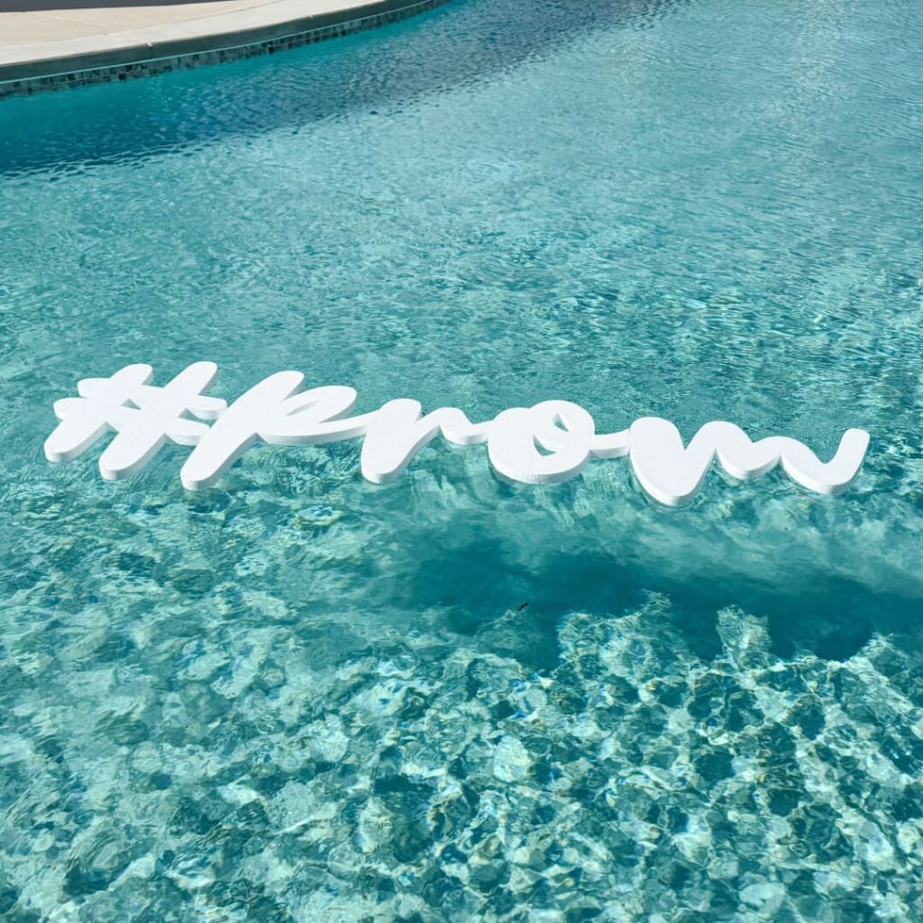 Hashtag Floating Foam Letters | CraftCuts.com