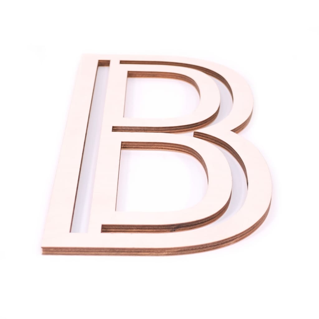 Hollow Cut Large Name Sign | CraftCuts.com