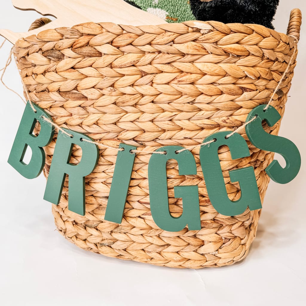 Wood Banner Name Sign | Craftcuts.com