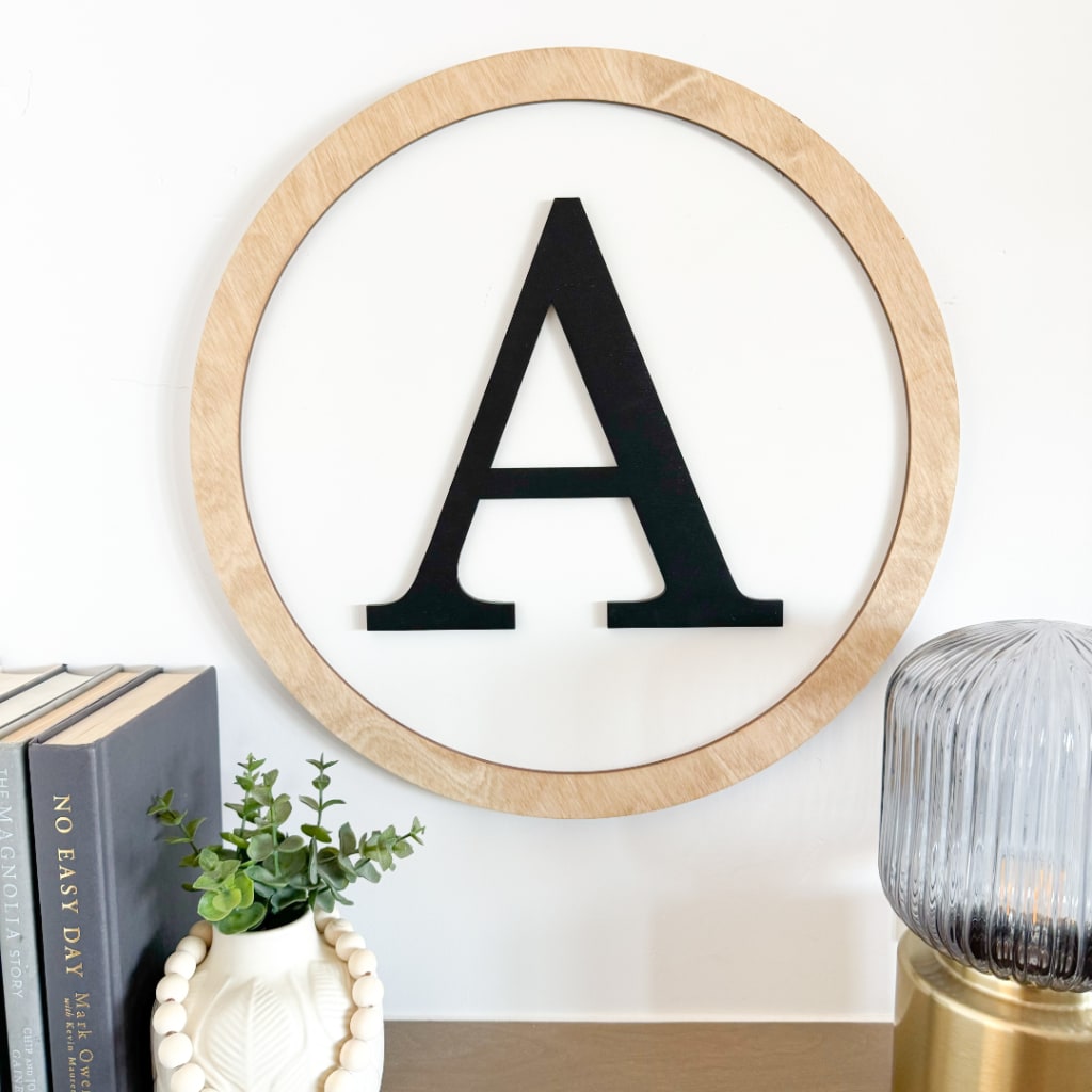 Painted Wooden Letters
