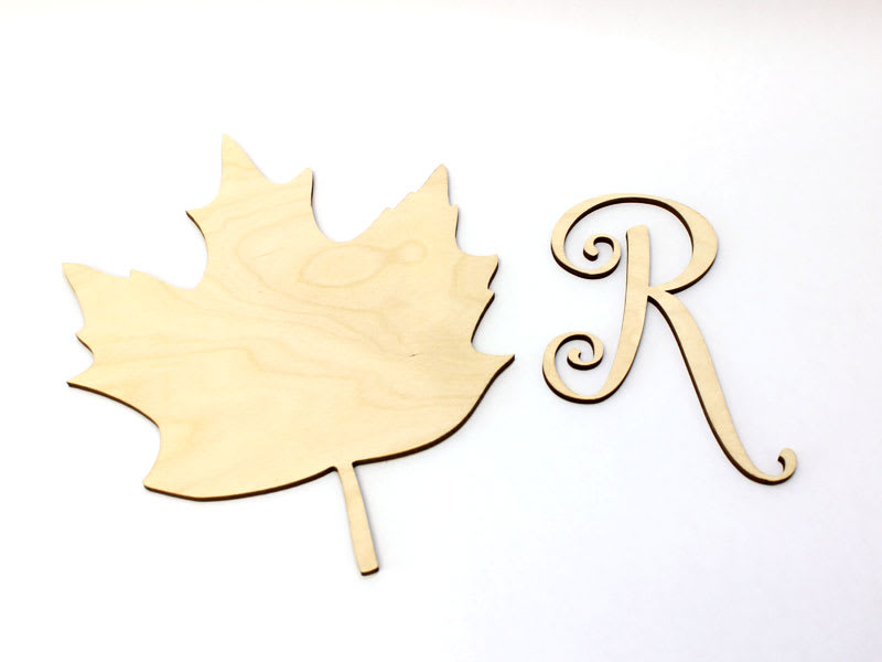 Leaf Monogram Kit | CraftCuts.com