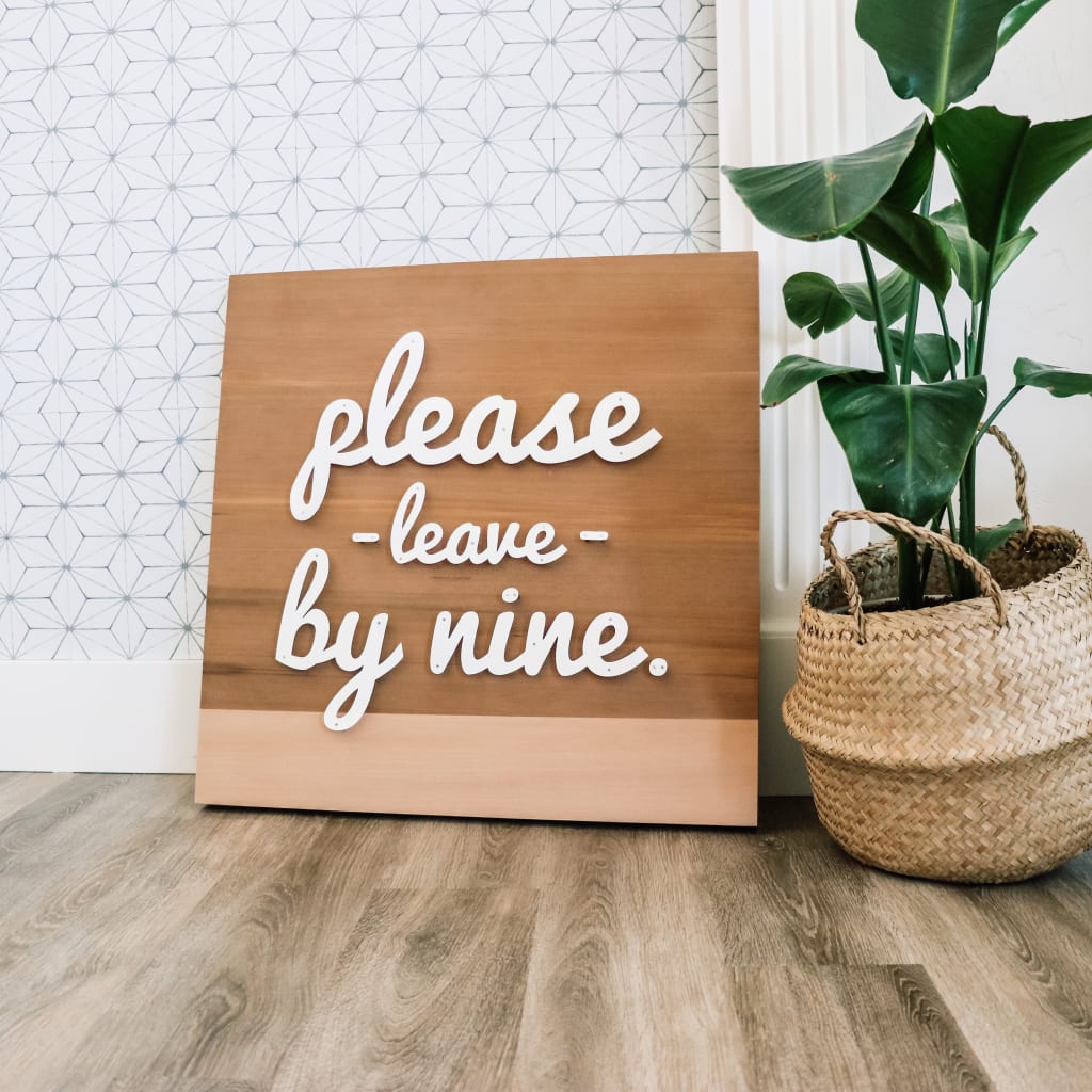 Painted Script Metal Words | CraftCuts.com