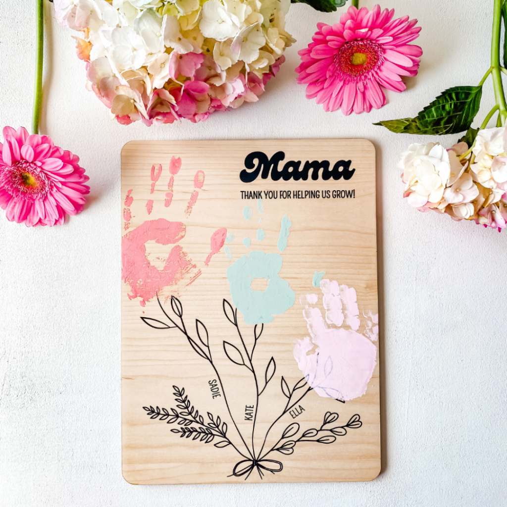Handprint Flower Sign | CraftCuts.com
