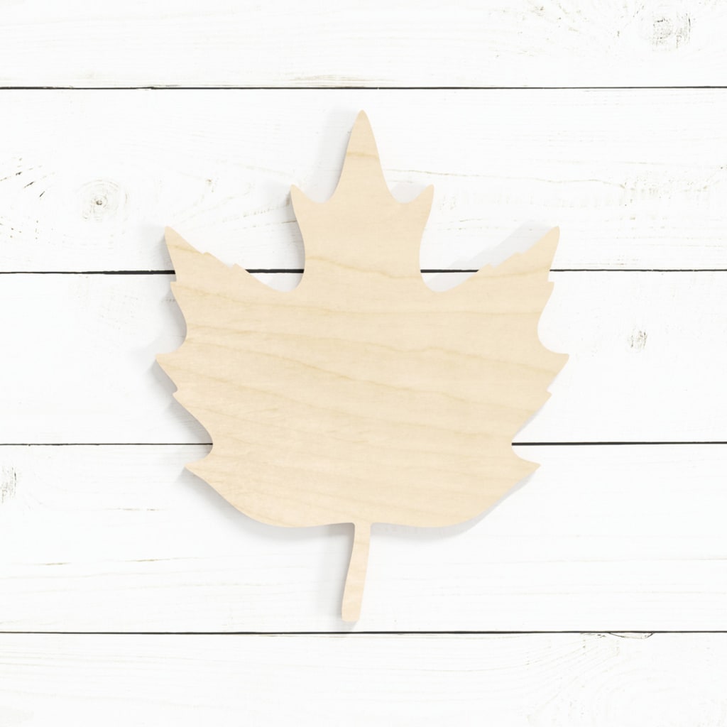 Maple Leaf Craft Shape - Any Material | CraftCuts.com