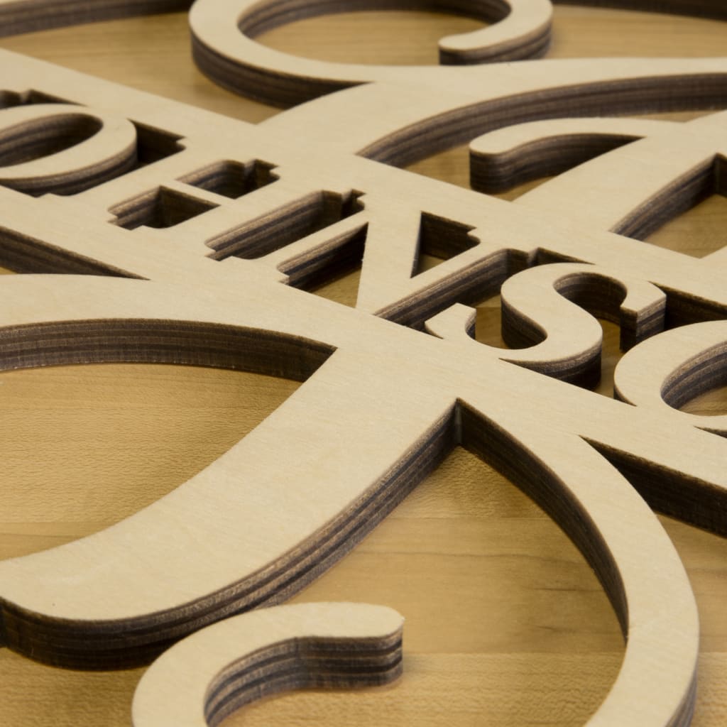 Split Name Monogram | Craftcuts.com