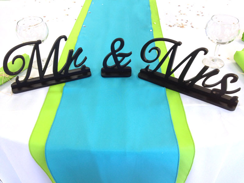 Mr & Mrs Wedding Table Letters | CraftCuts.com