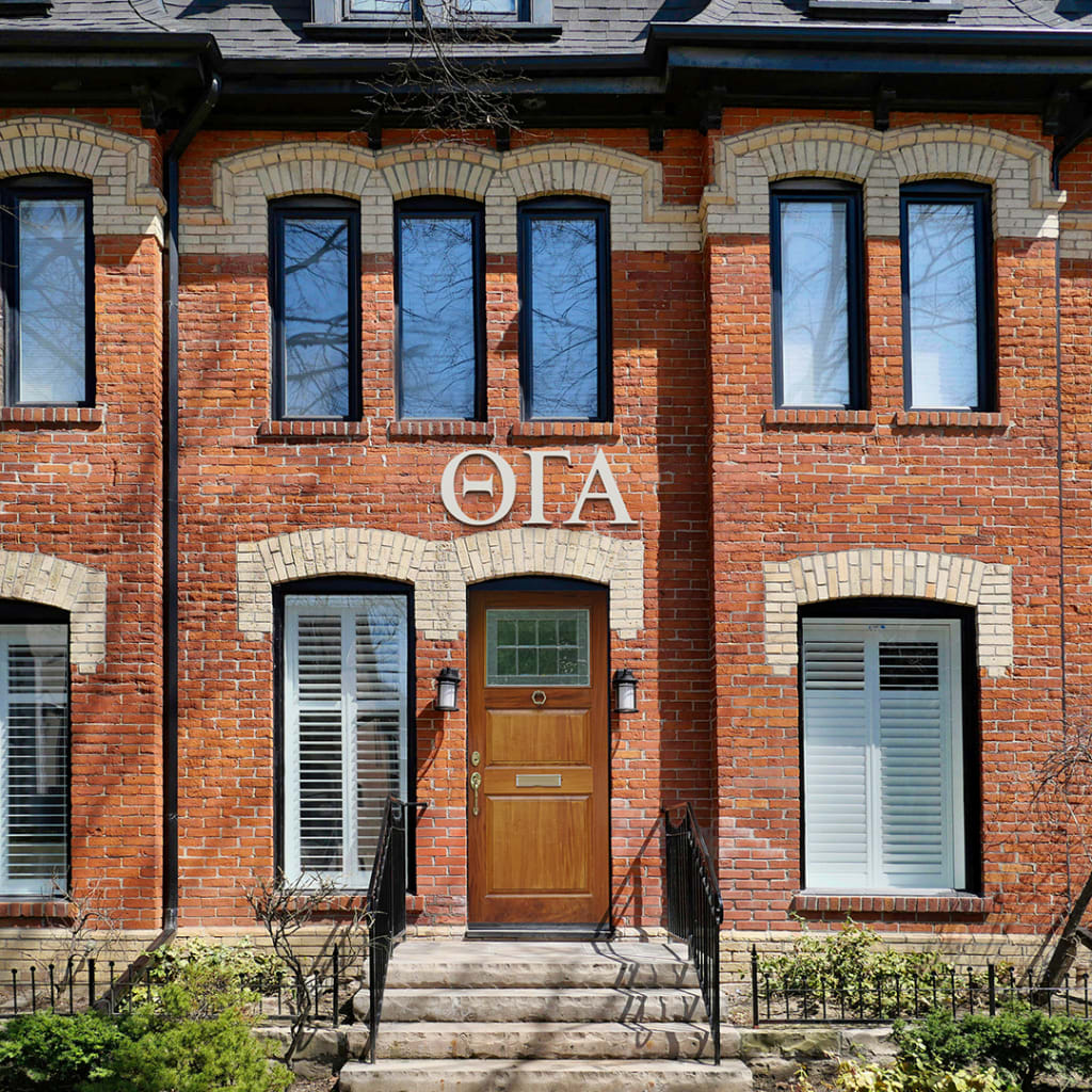 Painted Outdoor Wood Greek Letters | CraftCuts.com