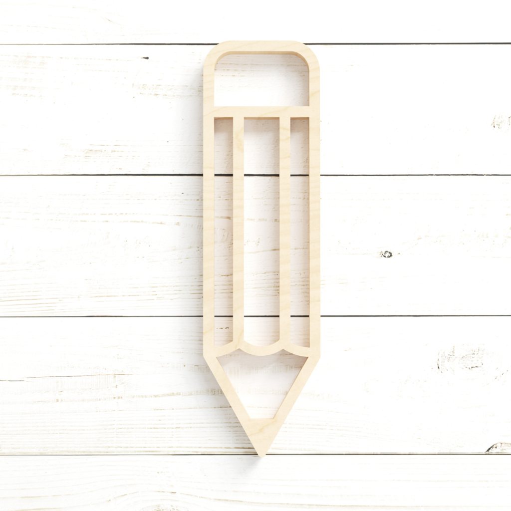 Pencil Cutout Craft Shape - Any Material | CraftCuts.com
