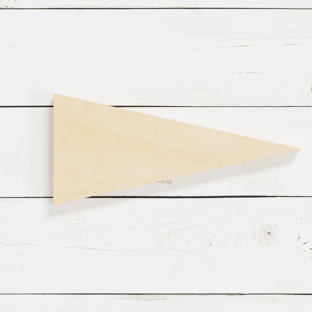 Pennant Craft Shape | CraftCuts.com