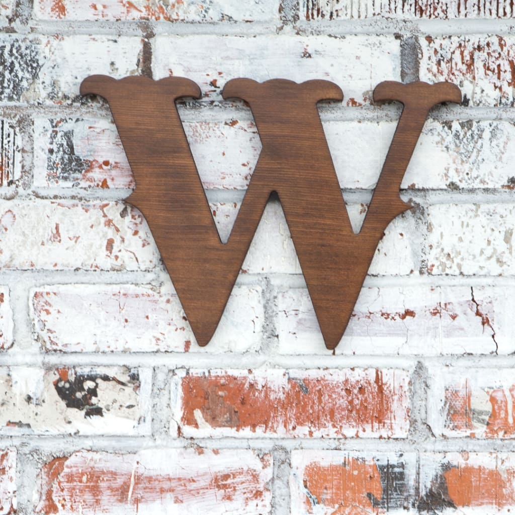 Stained Cedar Letters | CraftCuts.com