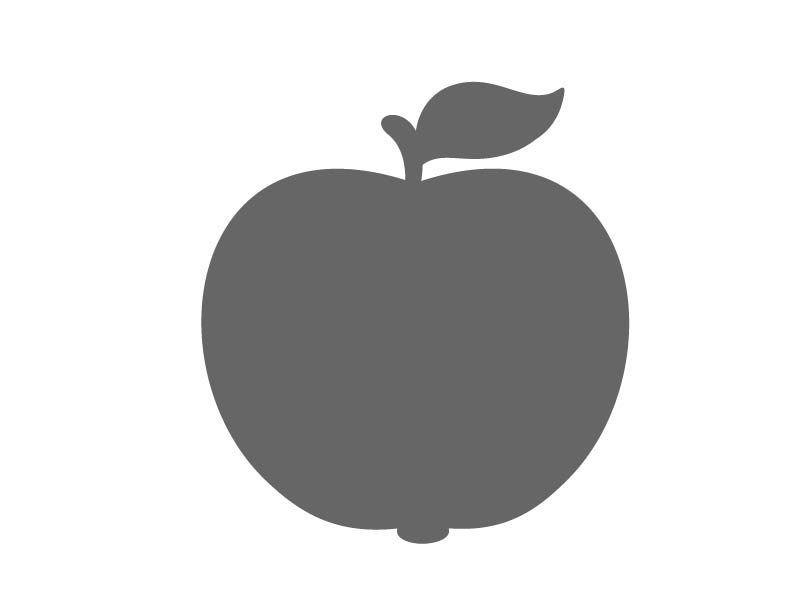 Leafy Apple Stencil | Craftcuts.com