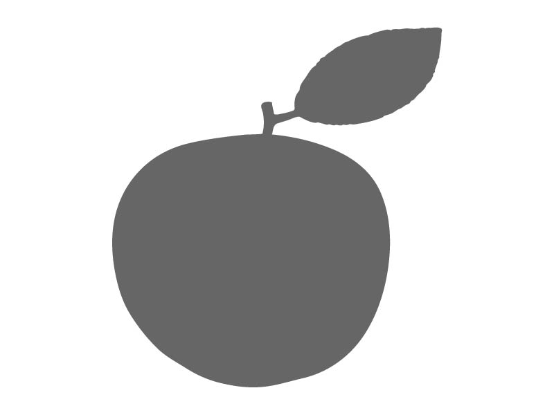 Round Apple Stencil | Craftcuts.com