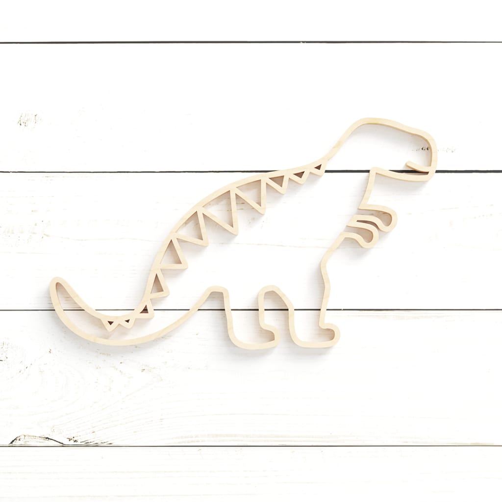 T-Rex Dinosaur Cutout Craft Shape - Any Material | CraftCuts.com