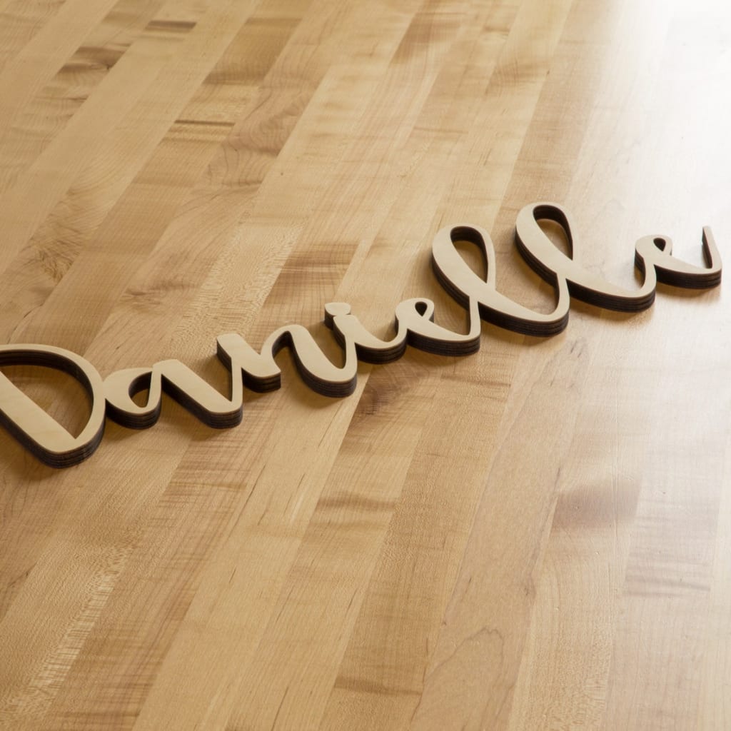 Girls Wall Letters - Girls Name Sign | CraftCuts.com