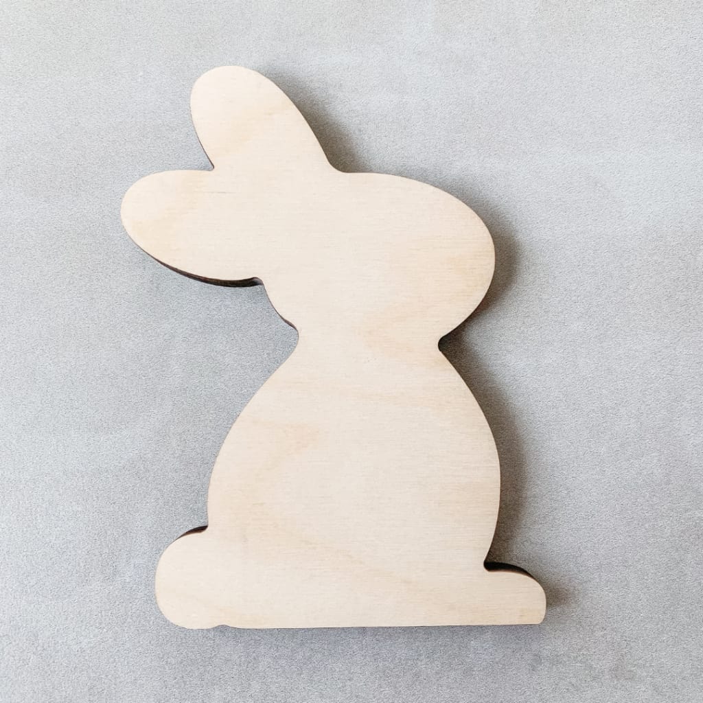 Bunny Cutout Craft Shape - Any Material | CraftCuts.com