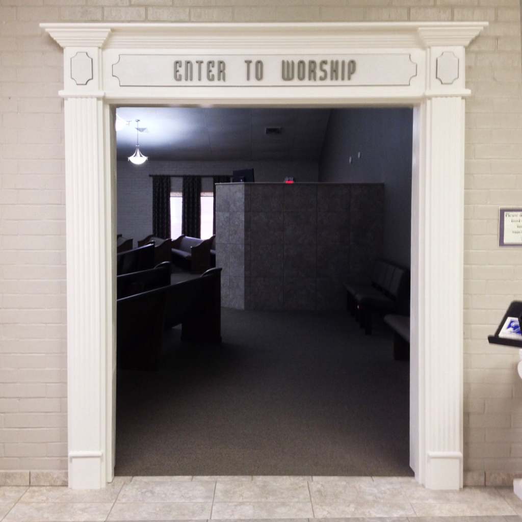 Wood Church Lettering | CraftCuts.com