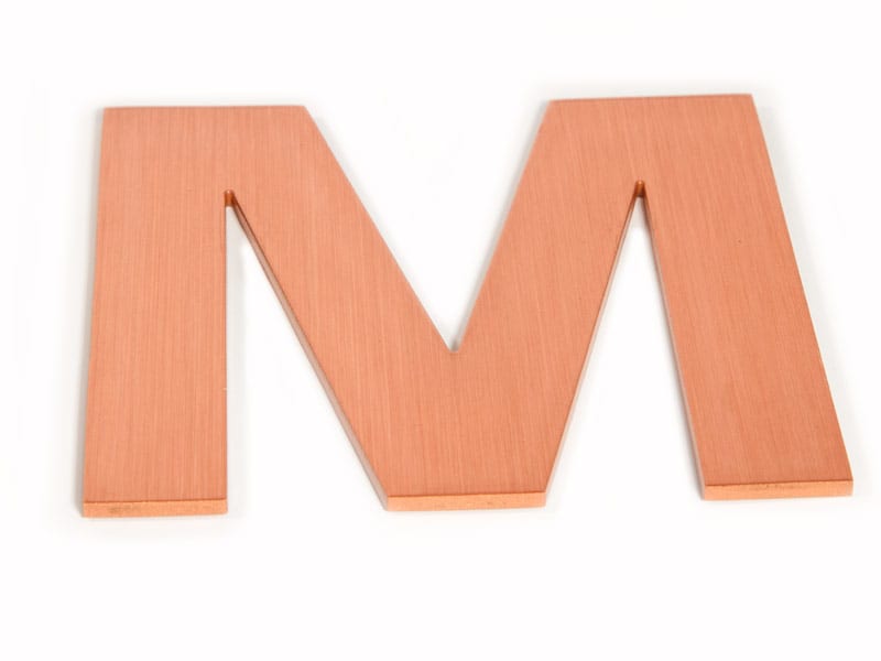 Copper Letters - Any Font. Any Size. Customize. | Woodland Manufacturing