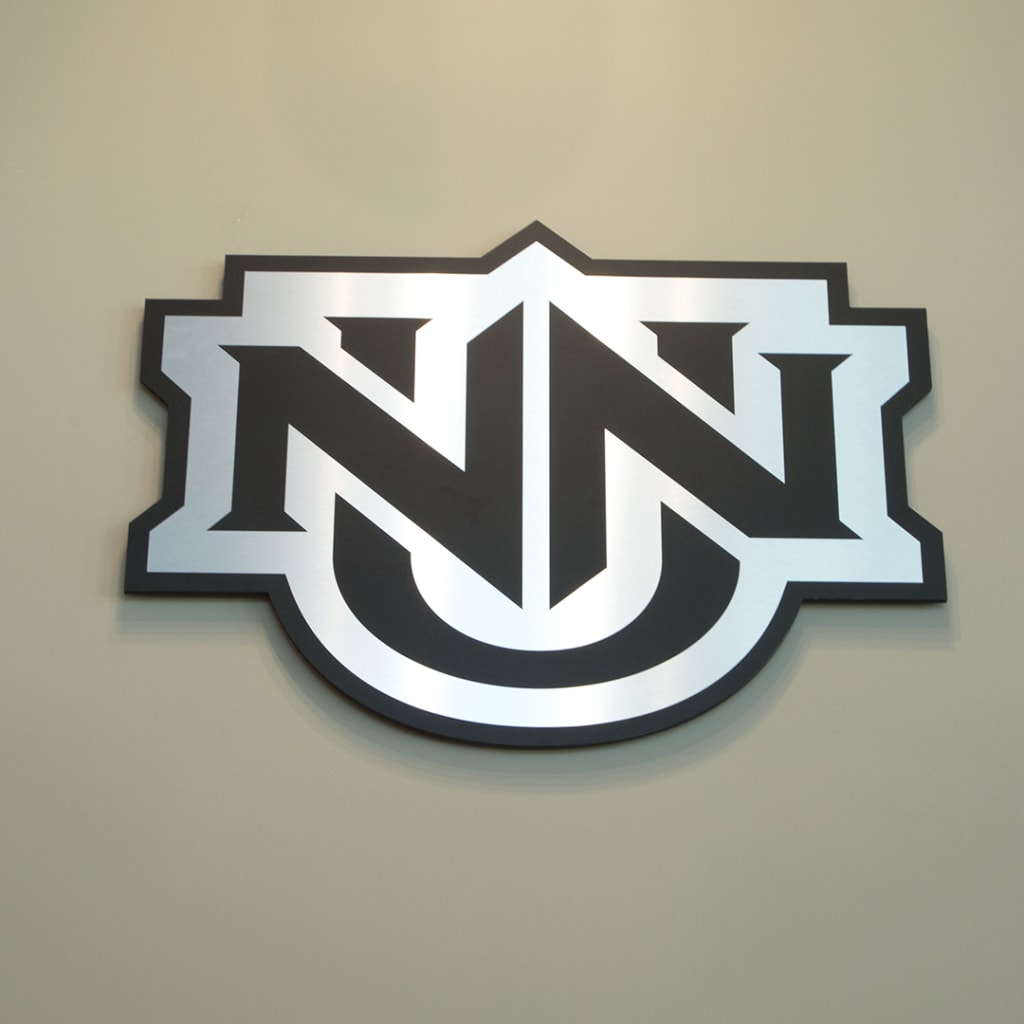 Brushed Metal Sign - Custom Aluminum Sign | Woodland Mfg