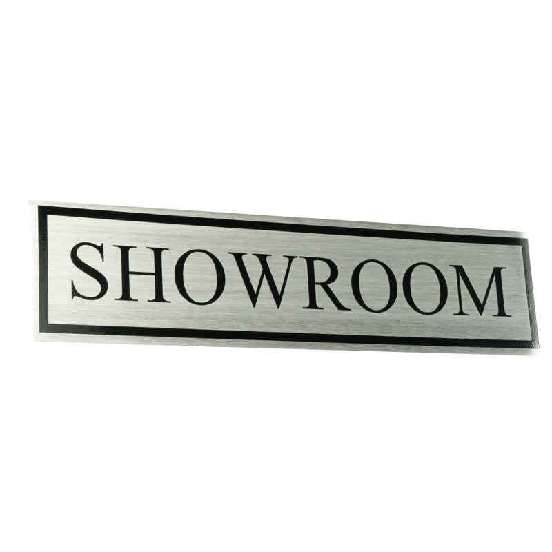 Brushed Metal Sign - Custom Aluminum Sign | Woodland Mfg