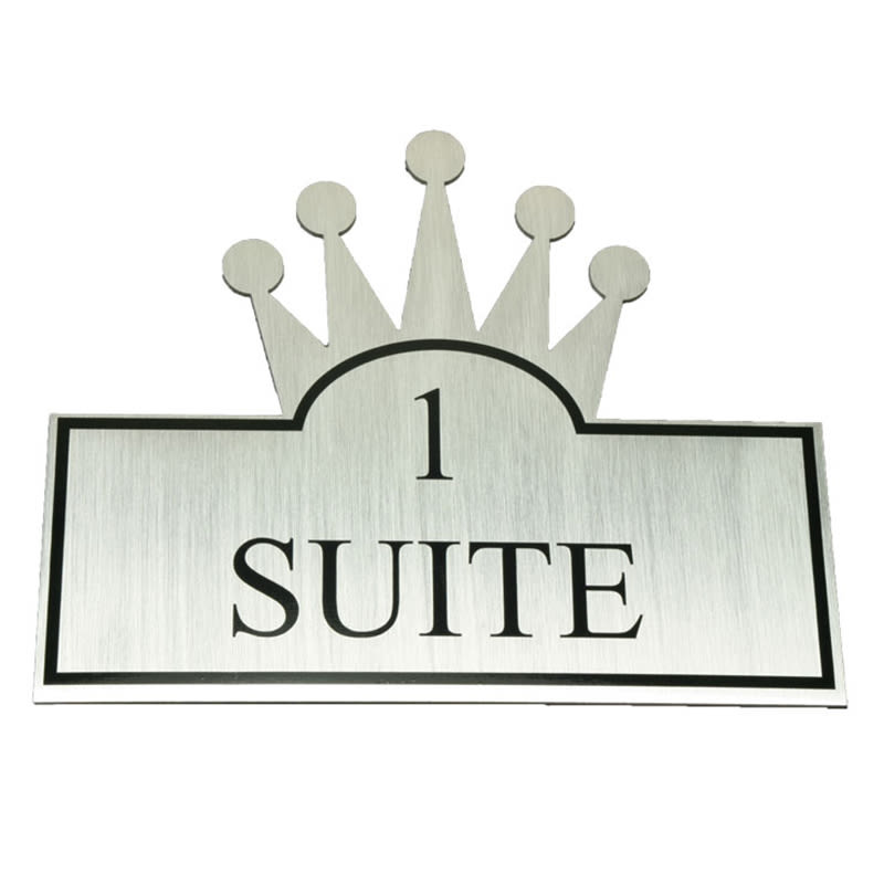 Brushed Metal Sign - Custom Aluminum Sign | Woodland Mfg