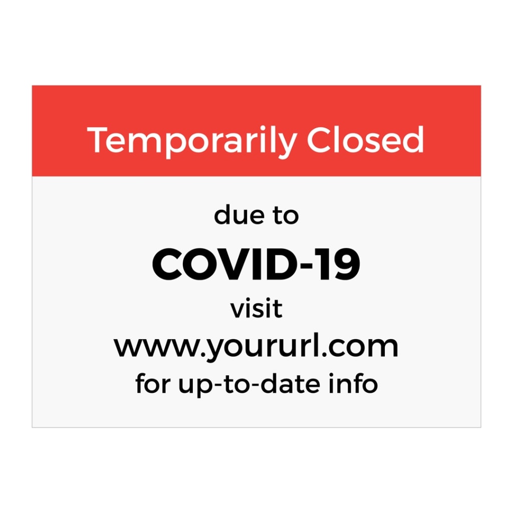 Custom COVID-19 Coronavirus Signs | Woodland Manufacturing