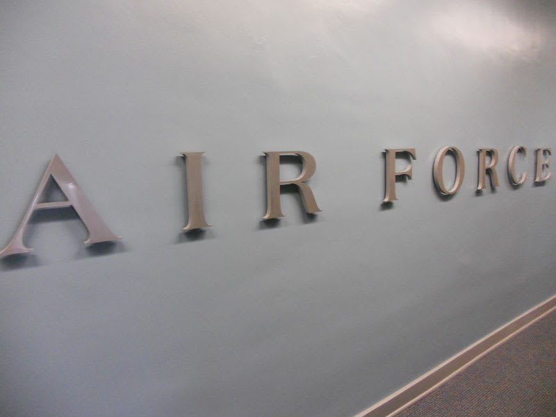 Americana Bold Cast Metal Letter Sign | Woodland Mfg